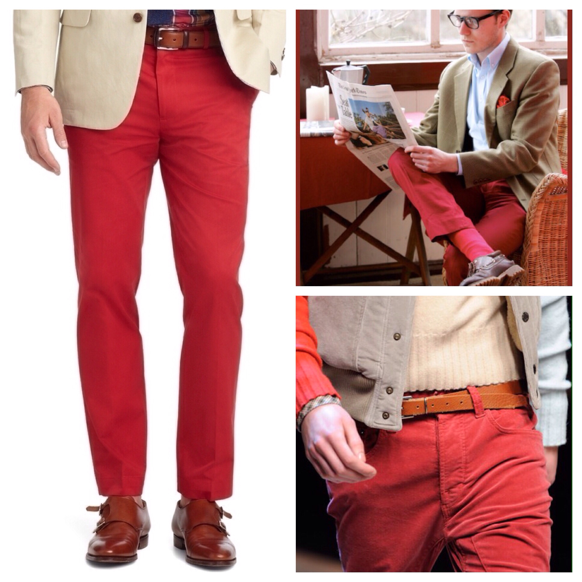 Red Pants for Fall — Yes, please! – Mainelymenswear